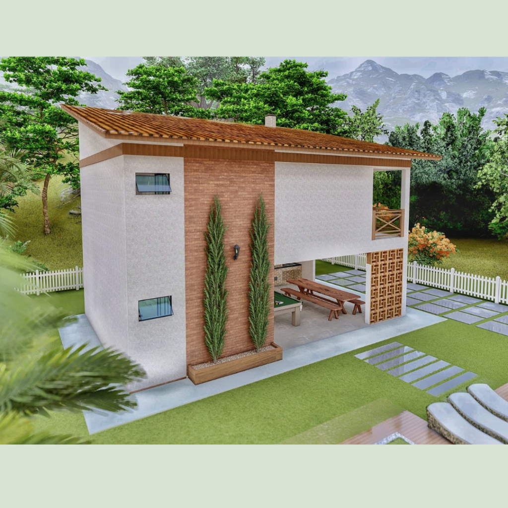 Edícula P008C / Casa de Campo - 3 Quartos