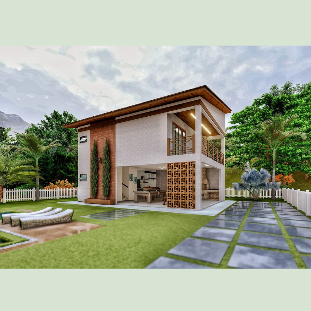 Edícula P008C / Casa de Campo - 3 Quartos